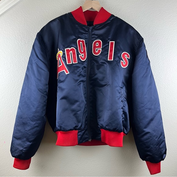 Jackets & Coats | Vintage 8s Mac Murray California Angels Fur Lined ...